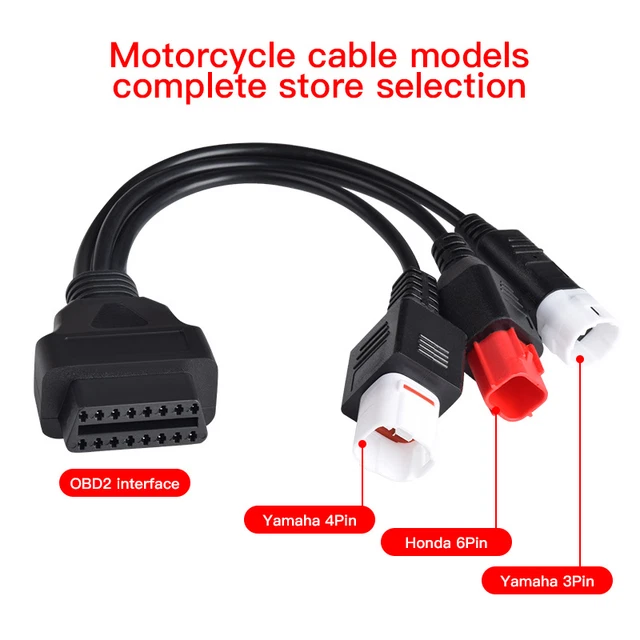 CÂBLE CONNECTEUR ADAPTATEUR de diagnostic 3 broches 4 broches 6p 3 en 1 ...