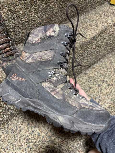 DANNER VITAL 8 Boots Mens 8 Camo Hunting Waterproof Outdoor Hiking £62. ...