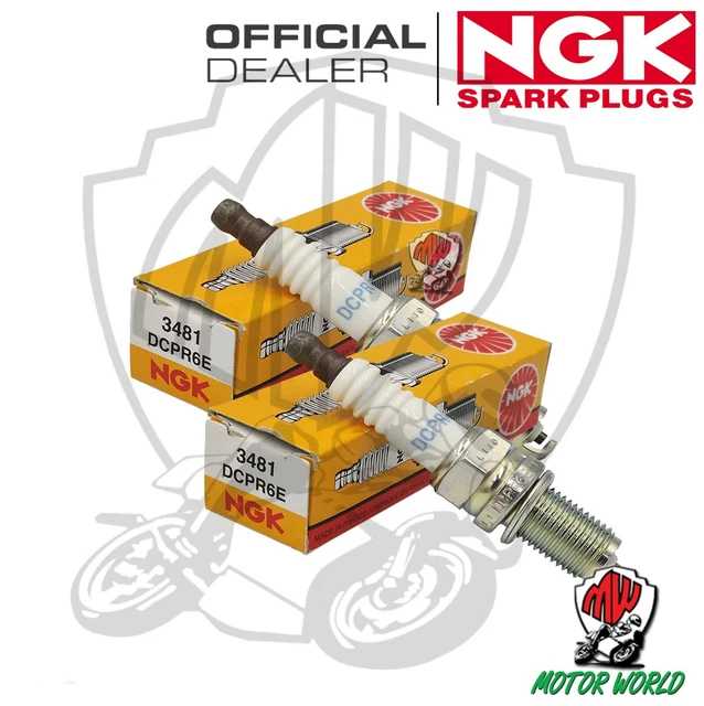 SET 2 BOUGIES Spark Plug NGK DCPR6E Victory Cross Country 106 Ness 1730 ...