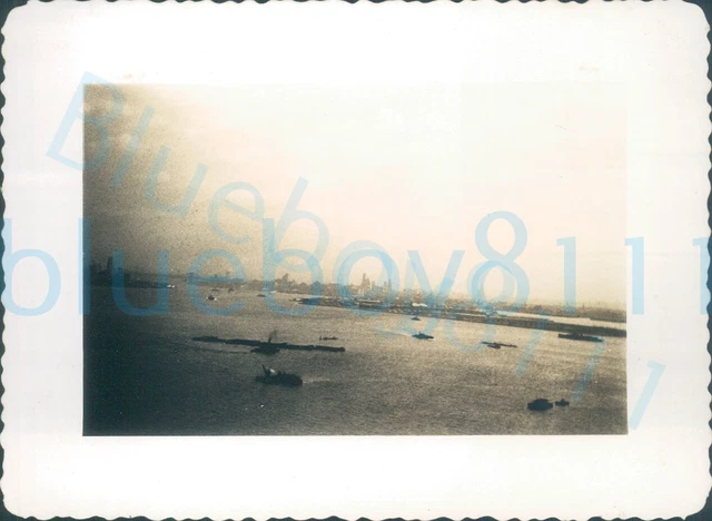 WW2 RAF AIRMAN Photo On leave US 1942 New York harbour £10.50 - PicClick UK