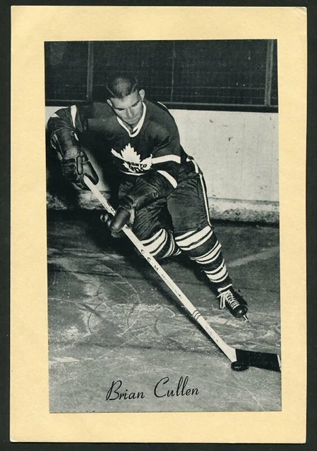 1950'S & 1960'S Brian Cullen Toronto Maple Leafs Beehive Hockey--Group 2 $49.99 - PicClick CA