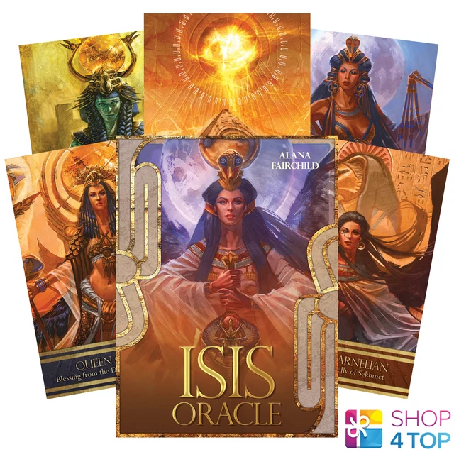 ISIS ORACLE CARTES Pont Alana Fairchild Esoteric Telling Bleu Ange Neuf ...