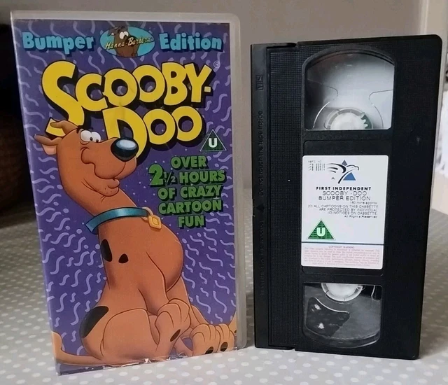 SCOOBY-DOO: BUMPER EDITION [VHS] Video Tape, Over 2.5 hrs Of Cartoons £ ...