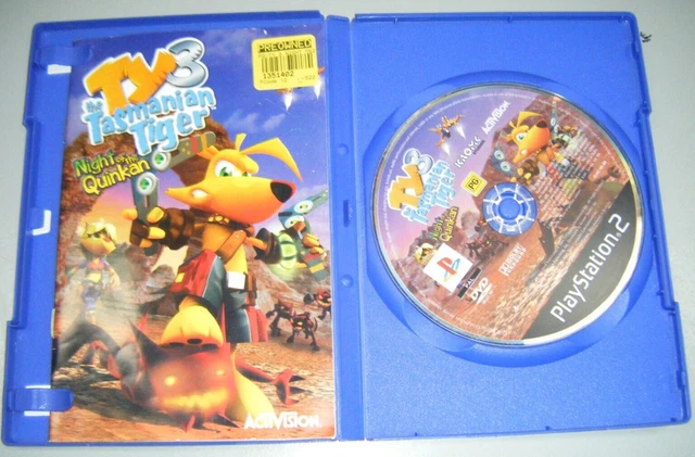 PLAYSTATION 2 PS2 Game - Ty the Tasmanian Tiger 3: Night of the Quinkan ...