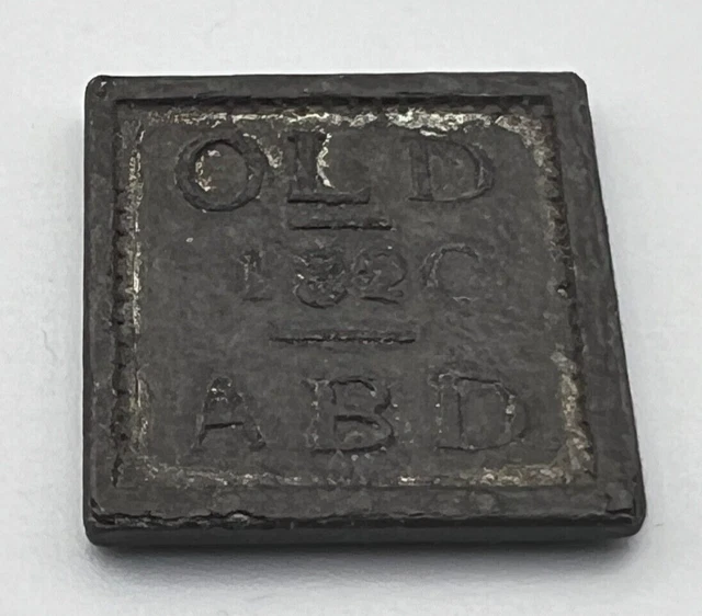 ANTIQUE SCOTTISH COMMUNION Token Old Machar Church Aberdeen 1820 BZ5386 ...