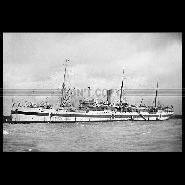 PHOTO B.002055 HMHS GASCON 1915 WW1 HOSPITAL SHIP EUR 5,99 - PicClick FR