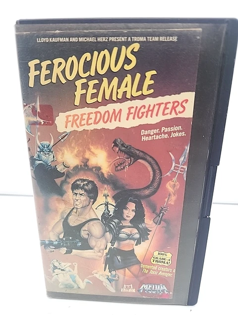 FEROCIOUS FEMALE FREEDOM Fighters Troma Collector's Edition VHS VTG ...