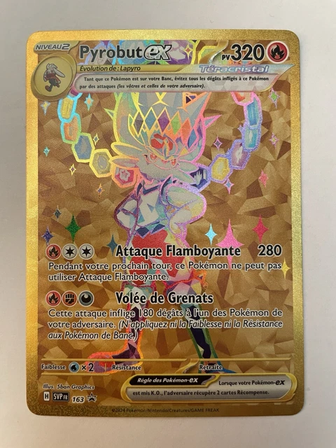 CARTE POKÉMON PYROBUT EX SVP 163 FR NEUF EUR 29,90 - PicClick FR