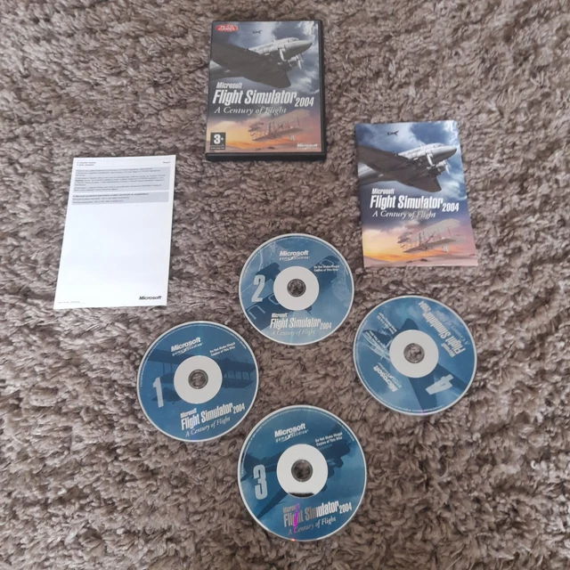 MICROSOFT FLIGHT SIMULATOR 2004 PC A Century of Flight Simulation Plane ...