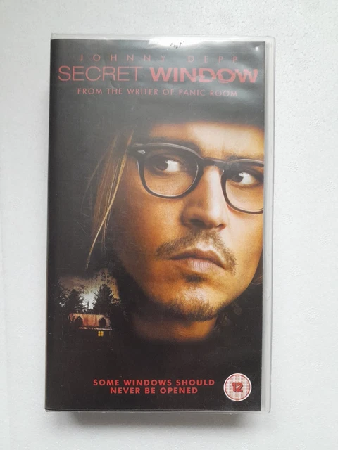 SECRET WINDOW JOHNNY Depp VHS Video Tape £4.99 - PicClick UK