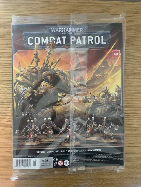 WARHAMMER 40K - Combat Patrol Magazine Issue 40 - 5x Chaos Terminators ...