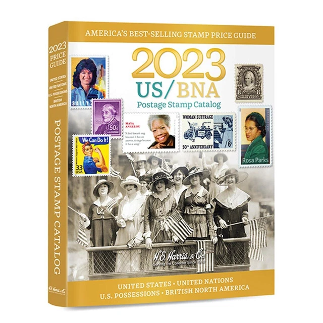 NEW 2023 US / BNA Postage Stamp Catalog Best Price List USA Collector ...