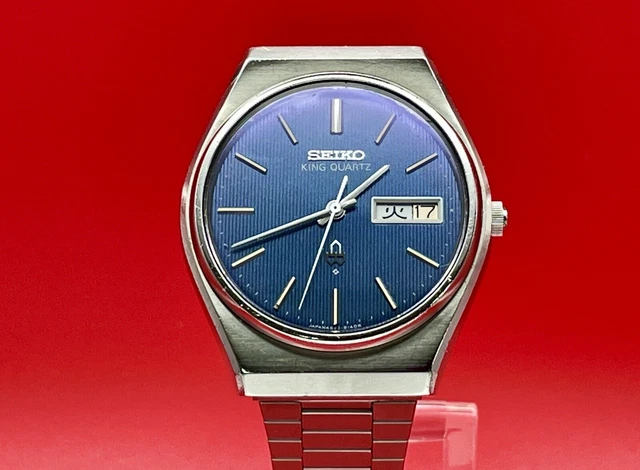VINTAGE SEIKO KING Quartz 4823-8130 Watch Sept 1977 Men's Watch EUR 189 ...