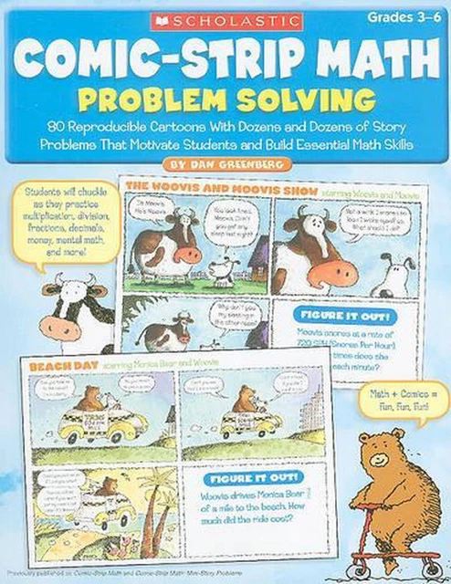 COMIC-STRIP MATH: PROBLEM Solving: 80 Reproducible Cartoons with Dozens ...