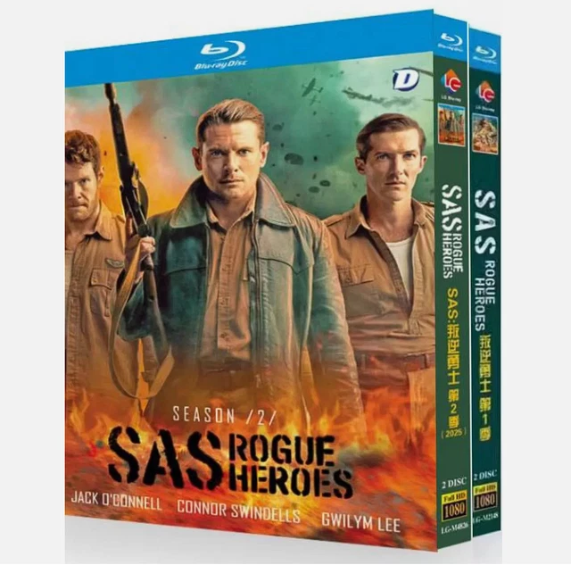 SAS: ROGUE HEROES Season 1-2 (2025) BD TV Series Film 4-Disc All Region Box Set $54.27 - PicClick AU