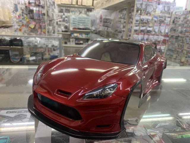 PAINTED BODY YOKOMO 1/10 PANDEM GR86 Carbon Style Roof (Candy Red) £218 ...