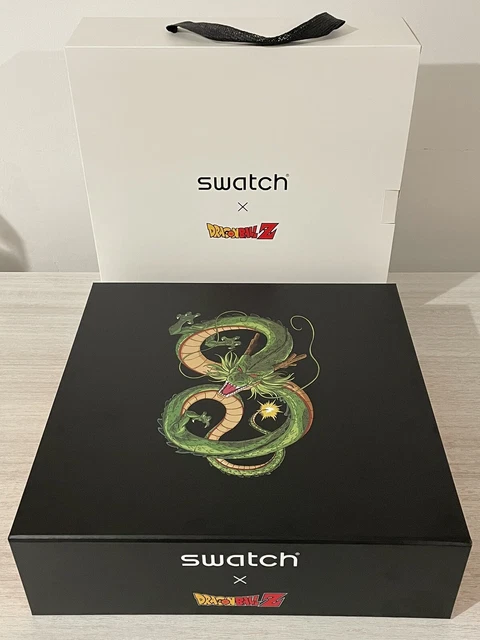SWATCH X DRAGON Ball Z Set Limited Ed. 997 Pieces Worldwide R-SZS35 ...