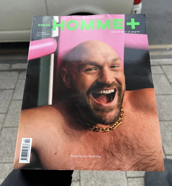 ARENA HOMME MAGAZINE Issue 62 Winter 2024 Tyson Fury Wretch32 Vincent ...