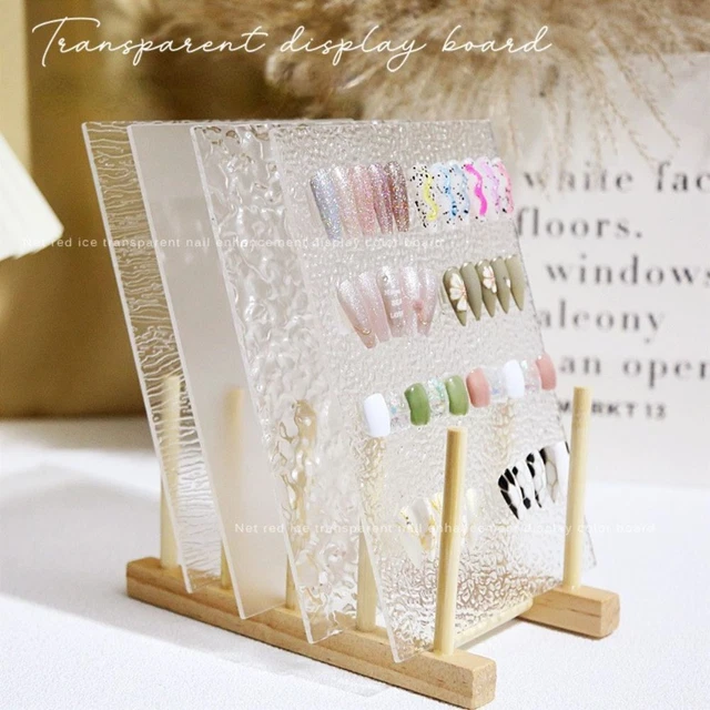 NAIL SHOWING STAND Board Nail Art Display Stand Color Card Display ...