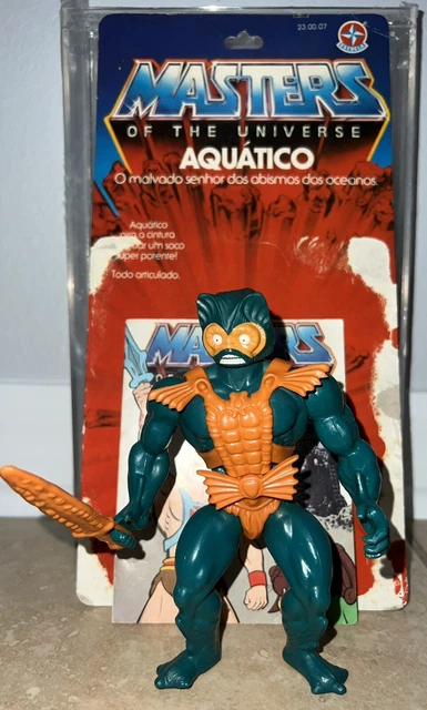 ESTRELA BRAZIL MERMAN Aquatico MOTU He Man Masters Of The Universe Raro ...
