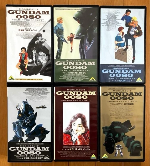 [VIDEO PLAYBACK CONFIRMED] Mobile Suit Gundam 0080 /VHS complete 6 ...