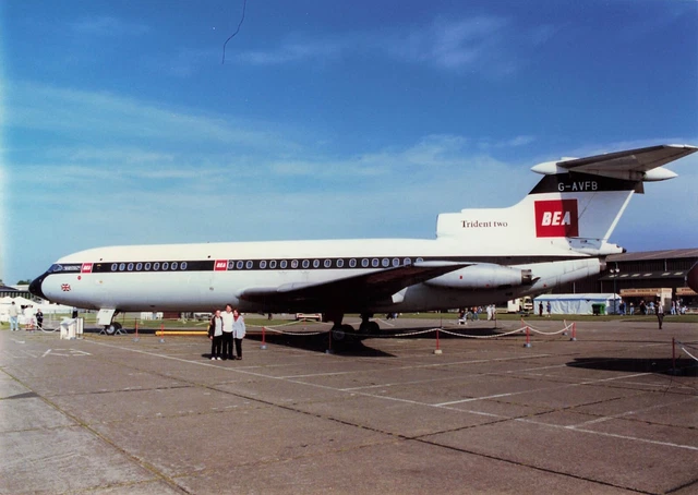 AIRCRAFT PHOTOGRAPH HAWKER Siddeley Trident (?32) £4.87 - PicClick UK