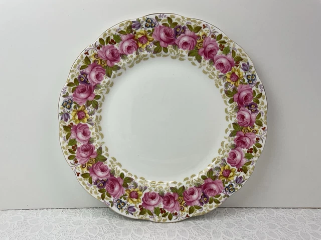 ROYAL ALBERT SERENA Dinner Plate 2nd Superb Condition 10.25” £23.99 ...