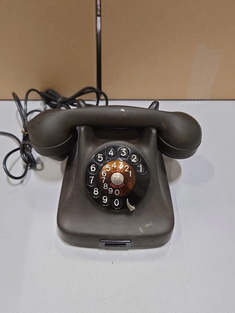 VINTAGE ROTARY DIAL Telephone - Used, Working, Signs of Wear £17.41 ...