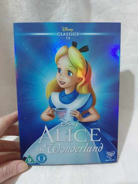DISNEY - ALICE In Wonderland [DVD] [1951] W/Slip Cover (Disney Classics 13) EUR 4,68 - PicClick IT