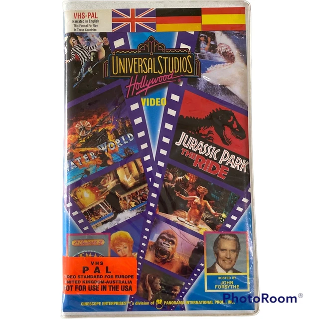 UNIVERSAL STUDIOS HOLLYWOOD Video - A Universe Of Cinemagic Movies VHS ...