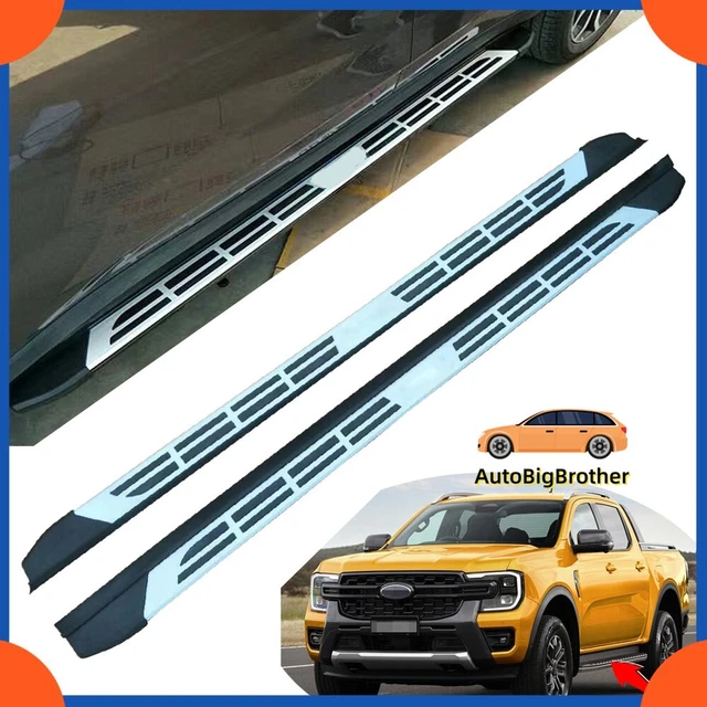 FIT FOR FORD Ranger T6 P703 RA 2023 2024 Running Board Side Steps Pedal ...