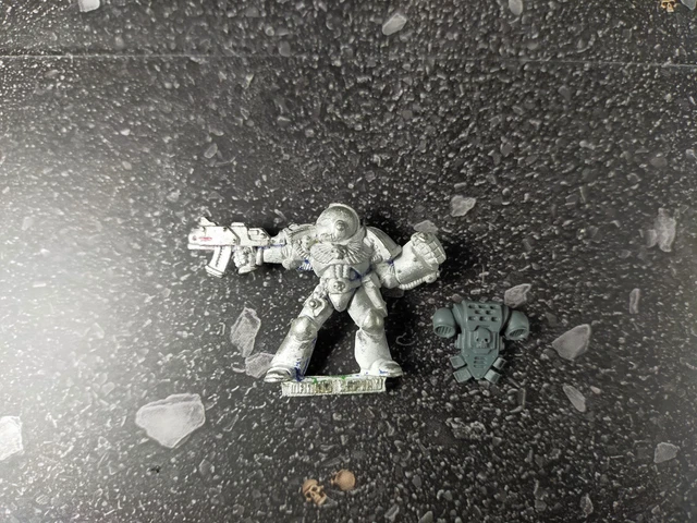 WARHAMMER 40K OLDHAMMER 2nd Ed Space Marines Captain Terminator Honours ...