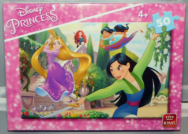 WALT DISNEY PRINCESS: Mulan, Merida & Co - King Puzzle 50 Teile ...