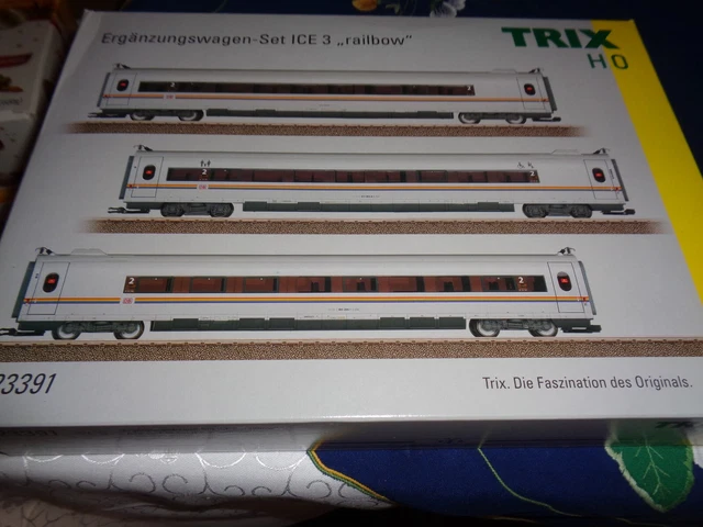 TRIX SET DE Wagons de Complément Glace 3, Railbow No. 23391 EUR 247,06 - PicClick FR