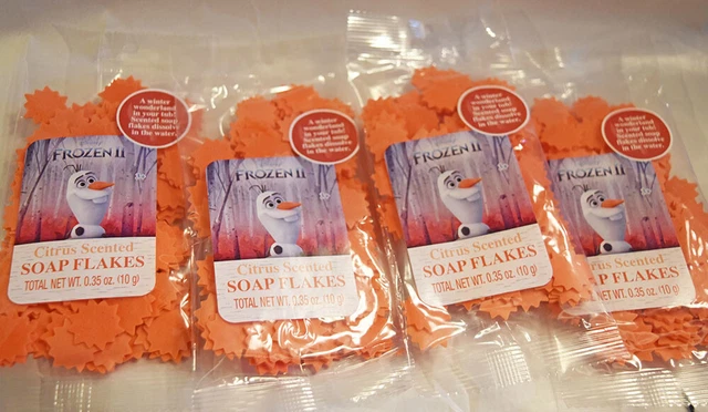 DISNEY FROZEN SOAP Flakes II Olaf Citrus Scented 0.35 oz x 4 NEW $14.06 ...