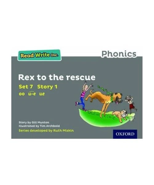 READ WRITE INC. Phonics: Grey Set 7 Storybook 1 Rex to the Rescue, Gill ...