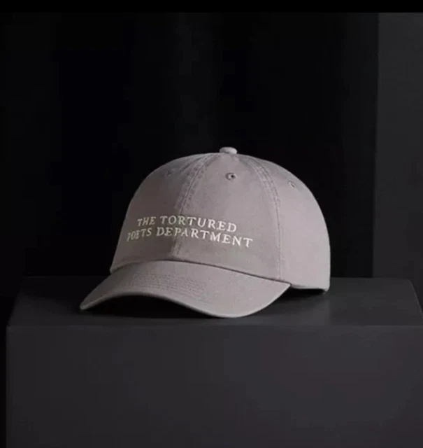 TAYLOR SWIFT THE Tortured Poets Department TTPD Grey Dad Hat Cap Brand ...