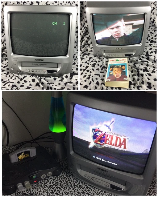 ORION CRT TV VHS Combo Player C1500 SLTX 14" Scart Retro Gaming 80s ...