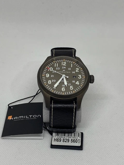 HAMILTON KHAKI FIELD Mechanical Orologio da polso Meccanico da 50mm ...