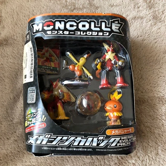 POKÉMON MONCOLLE MEGA Evolve Pack Torchic Combusken Blaziken Set EUR ...