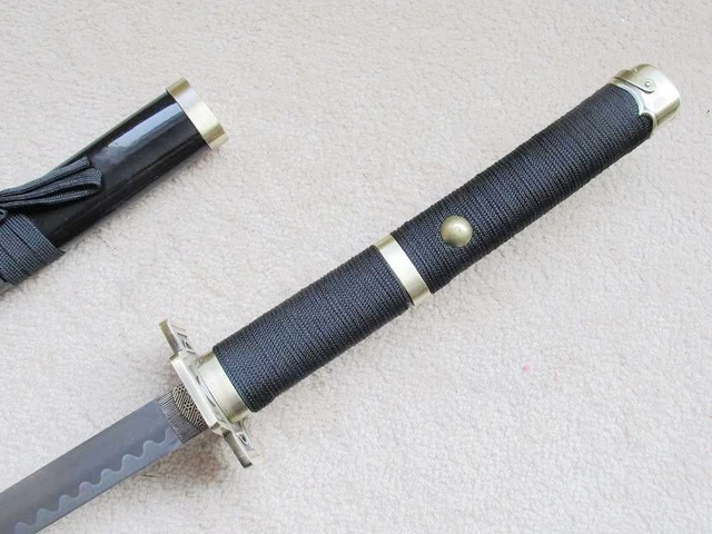 S2678 JAPANESE ANIME One Piece Roronoa Zoro Yubashiri Sword Brush Hamon ...