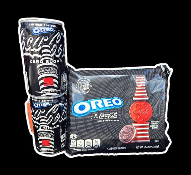 LIMITED EDITION OREO Coca Cola With Popping Candy Cookies Bundle IN ...