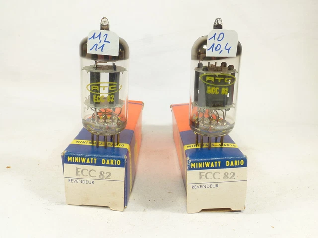 ONE PAIR RTC 12AU7 ECC82 tubes made by Mullard, code Gf2 B3E4, matched NOS & NIB EUR 100,00 ...