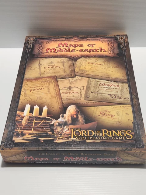 MAPS OF MIDDLE-EARTH: The Lord of the Rings Roleplaying Game Set ...