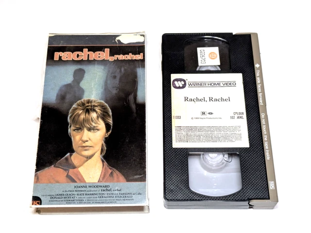 RACHEL, RACHEL VHS cassette tape (1968) Joanne Woodword TESTED $8.00 ...