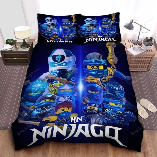 NINJAGO ELEMENTAL MASTER Jay Ninja Of Lightning Digital Quilt Duvet ...