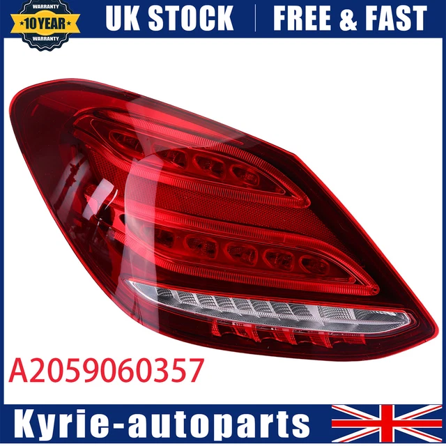 LEFT SIDE LED Tail Light Lamp Assembly For 2013-2021 Mercedes-Benz C ...
