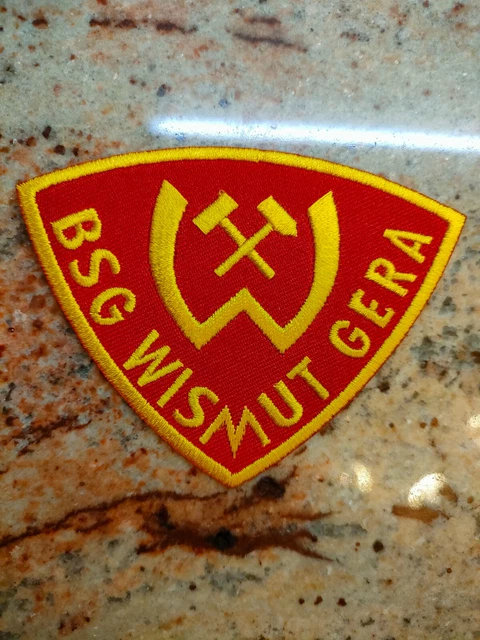 AUFNÄHER/PATCH, AUFNÄHER/PATCH, BSG Wismut Gera, DDR-Liga Staffel E ...