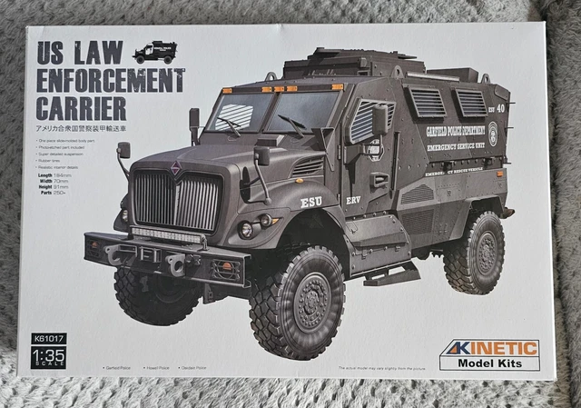 KINETIC MODELS #K61017 1/35 Scale U.S.Law Enforcement Carrier plastic ...