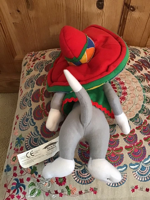 VINTAGE 2000 PLAY By Play Looney Tunes Mexican Tom Cat Plush Soft Toy ...